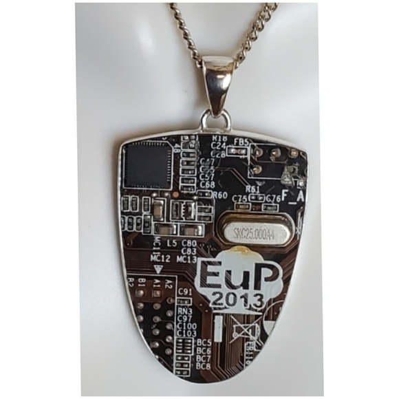 Jewelry | Circuit Board Computer Chip Pendant | Poshmark